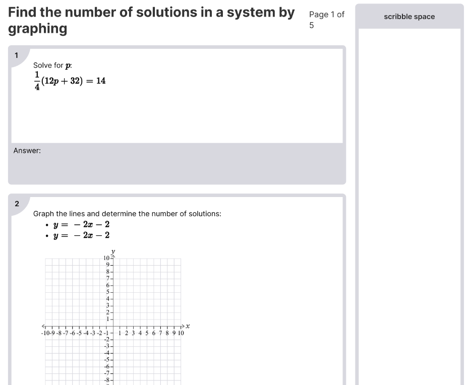 Find The Number Of Solutions In A System By Graphing Worksheet [PDF] (8 ...