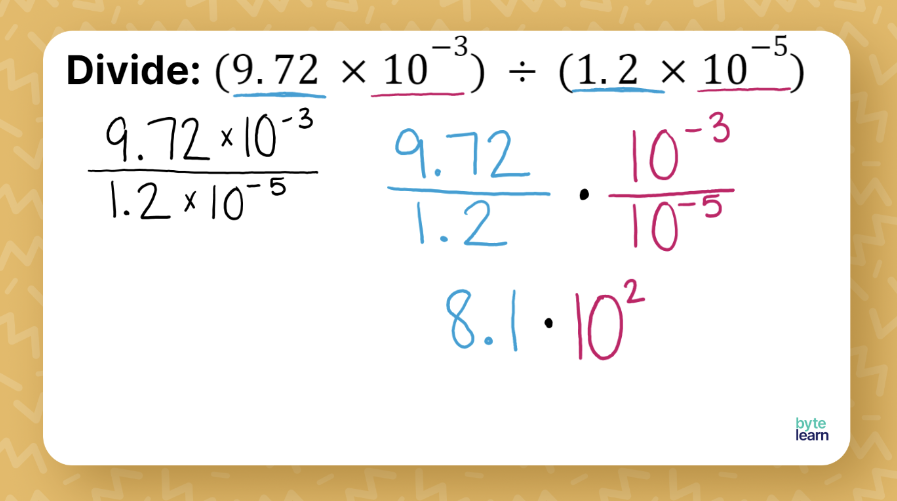 Multiply And Divide In Scientific Notation Lesson Plan 8th Grade Math